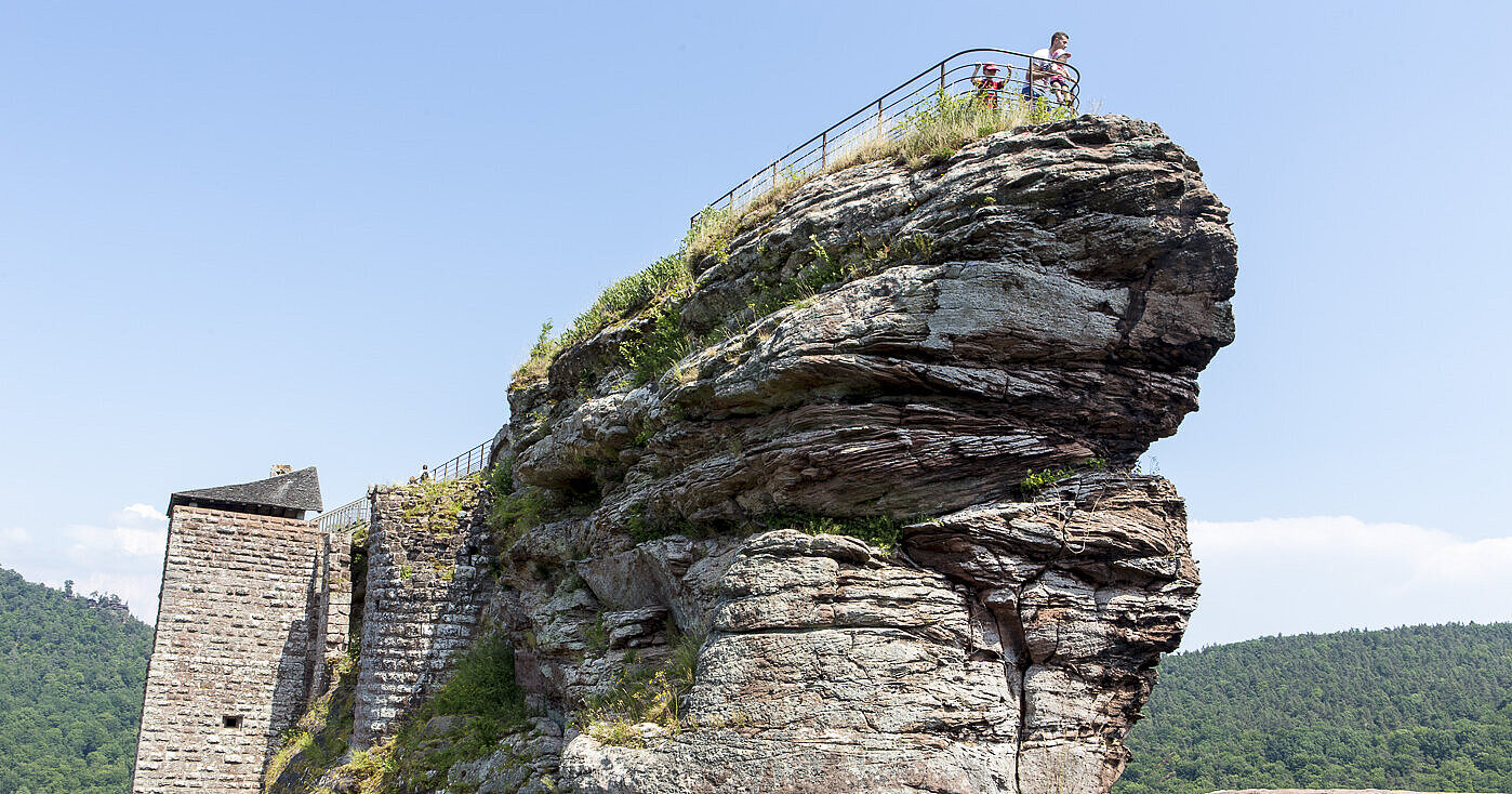 Wanderung zur Burg Fleckenstein im Elsass